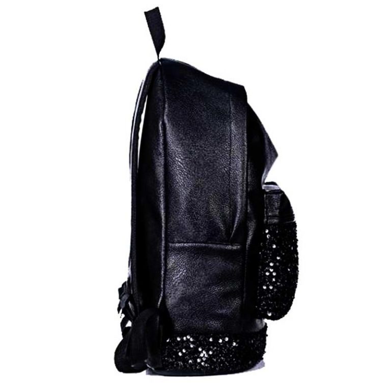 The Sequins XXL | Large Backpack Leather Sequin Laptop Big Backpack ...