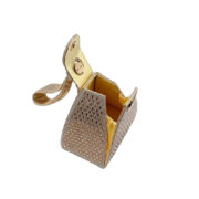 The Pyramid Purse | Wristlet Clutch Leather Pyramid Bag